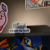 It's Not My Fault Sticker - Geology - Geologist - Geology Pun - Science ...