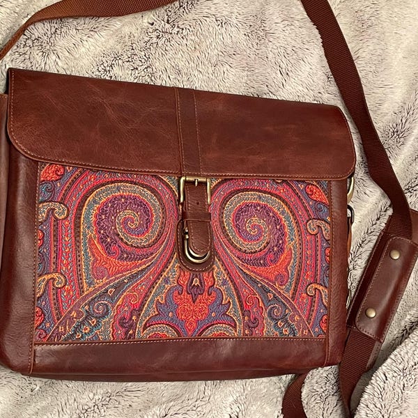 Personalized Real Leather Messenger Bag, MacBook Pro 15 Inch - 13 Inch ...