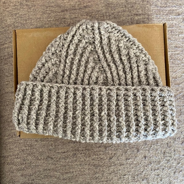 CROCHET PATTERN ONLY ** Plymouth Fisherman Beanie, Docker Crochet Hat ...