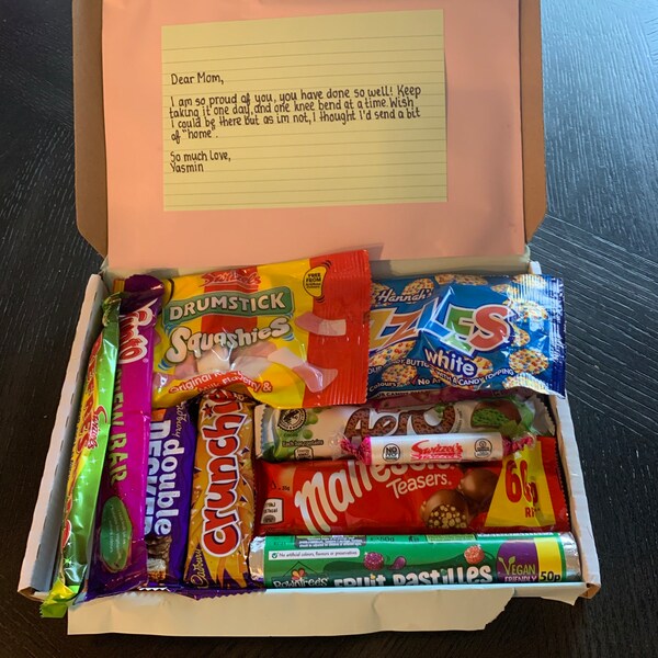 British Customisable Snack Box, Personalisable, Birthday, Gifts, UK ...