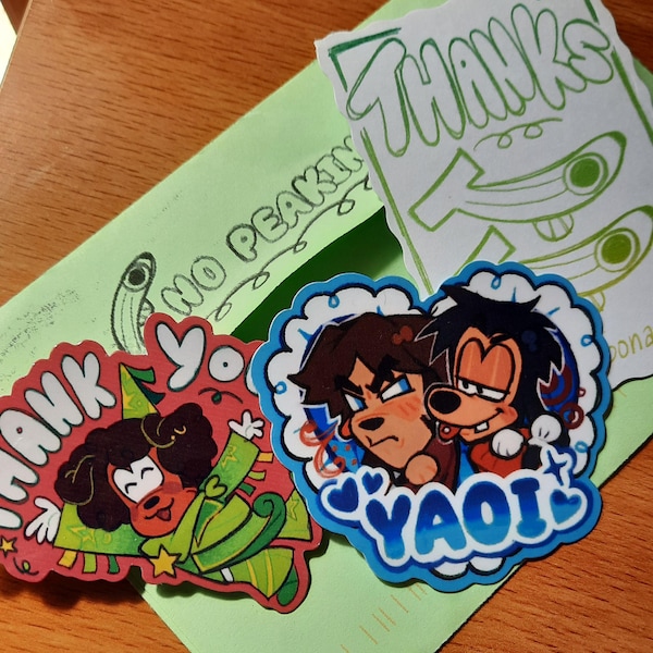 Yaoi Time Stickers | Pack Two - Etsy