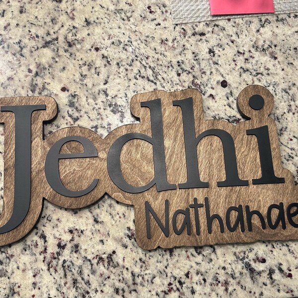 Large Custom Wood Name Sign, Nursery Name Sign, Boho Girl Name Sign ...