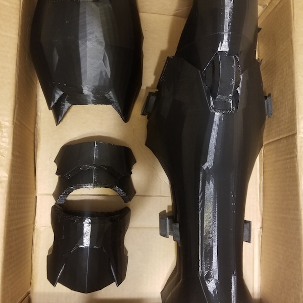 Sci-fi Soldier Space Marine Superhero Leg Armor With Straps Cosplay ...