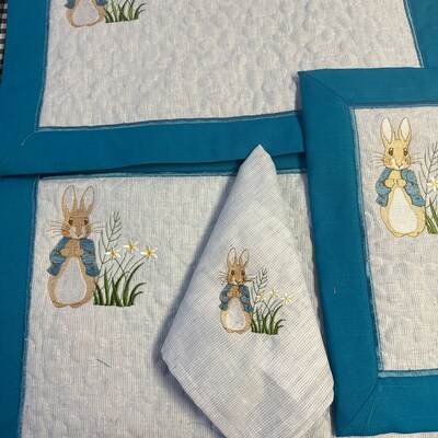 Peter Rabbit Flower 5 Size Embroidery Design , Embroidery Design ...