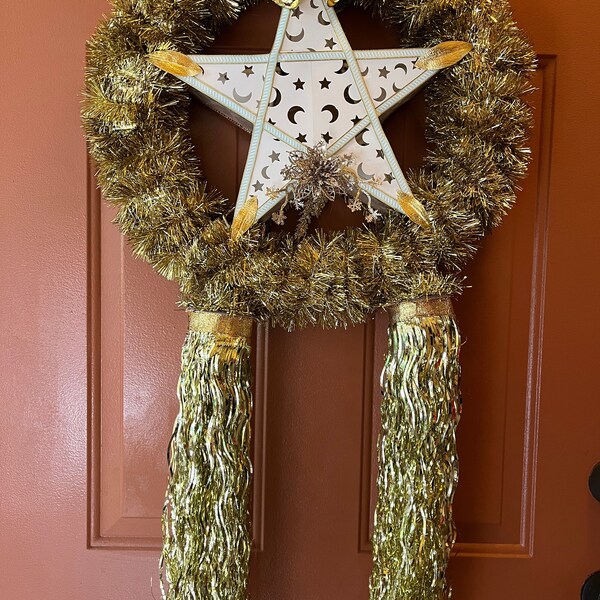 Traditional Philippine Light Blue Parol Lantern Paskong Pinoy 8 Light ...