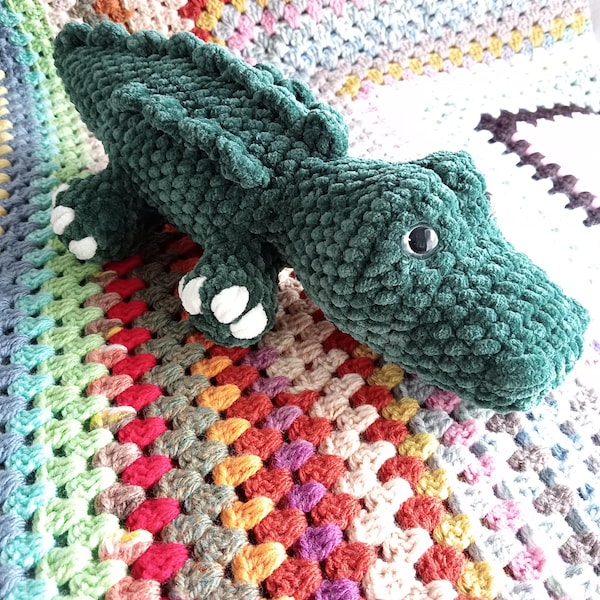 NO SEW Alligator Crochet Pattern Crocodile Amigurumi Pattern DIY ...