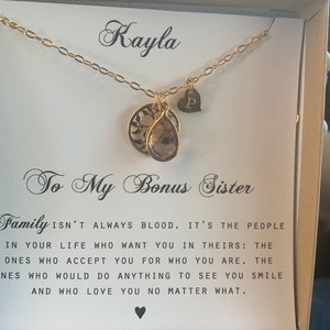 Birthday Gift for Her to My Bonus Sister Bonus Sister Gift Sister in ...