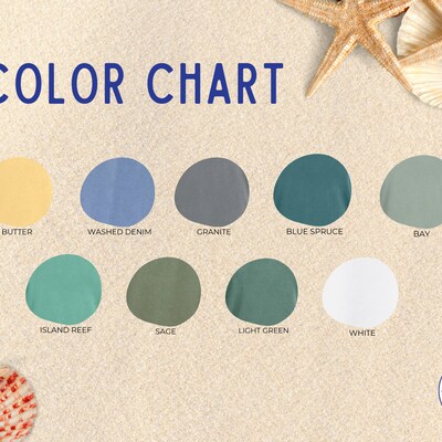 EDITABLE Next Level 6200 Color Size Chart Digital File Color - Etsy