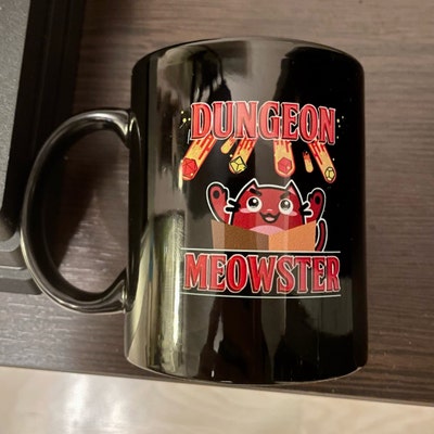 Dungeon Meowster Mug. Roleplaying Mug, Dungeon and Dragon. Cat Lover ...