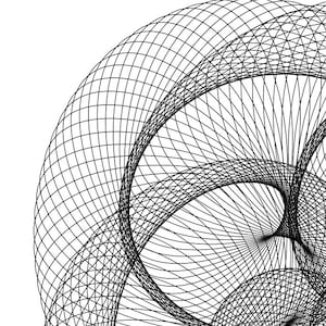 A3 Pen Plotting Generative Art - 'perlin Mesh' | Generative Art Print | Ink | Geometric | Code ...