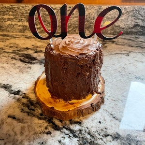 Wood Disc Cake Topper birthday cake toppers First Birthday | Etsy