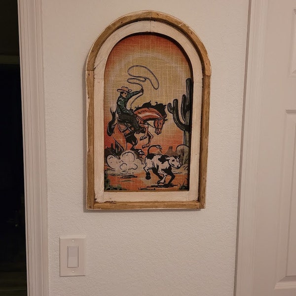 Rodeo Wall Decor | 14" X 22" | Equestrian Wall Art I Western Cowboy ...