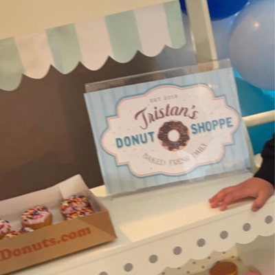 Printable Donut Shop Sign Perfect for Any Donut Theme - Etsy