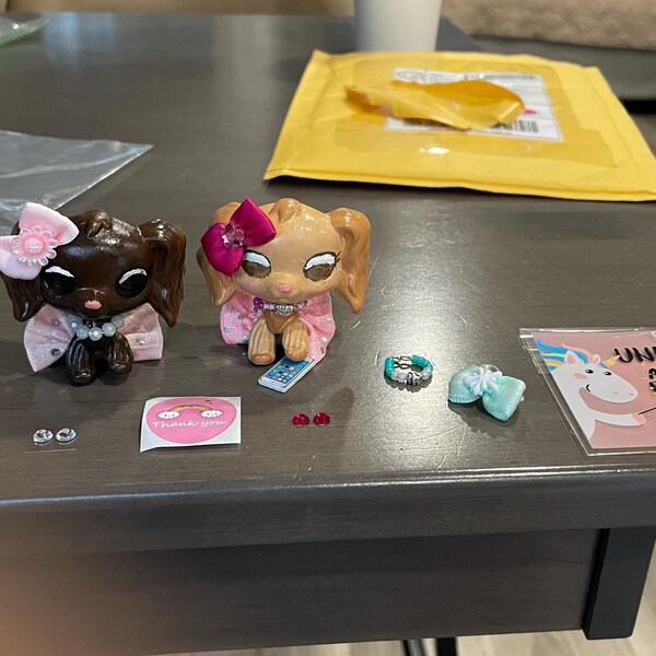 Littlest Pet Shop LPS 12 PC Clothes PINK Accessories Grab Bag Custom ...