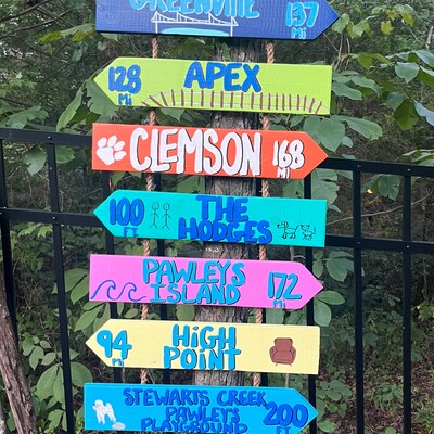 Key West Style Signs, Directional Signs for Outdoor, Directional Signs ...