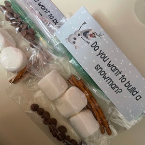 Snowman Poop Treat Bag Topper DIY Printable (Download Now) - Etsy