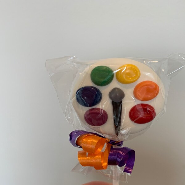 Paint Pallet Oreo Cookie Pops / Art Party Favor / Chocolate Covered ...