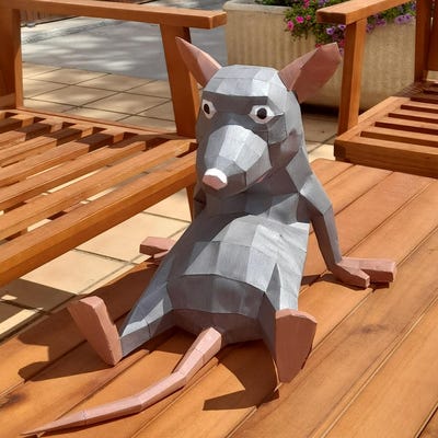 Diamond, 3D Papercraft, Digital Template, Origami, Low Poly, Brilliant ...