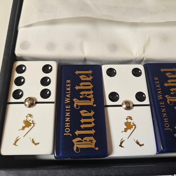 Johnnie Walker Blue Label, Jumbo Dominoes, Domino, Dominoes, Domino Set ...