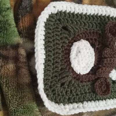 All Granny Square Crochet Patterns 9 Sheep Cow Owl Dog Rabbit Panda ...