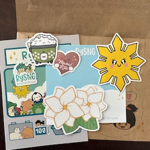 Filipino Stickers Pinoy Stickers, Carabao, Jeepney, Sarimanok, Filipino ...