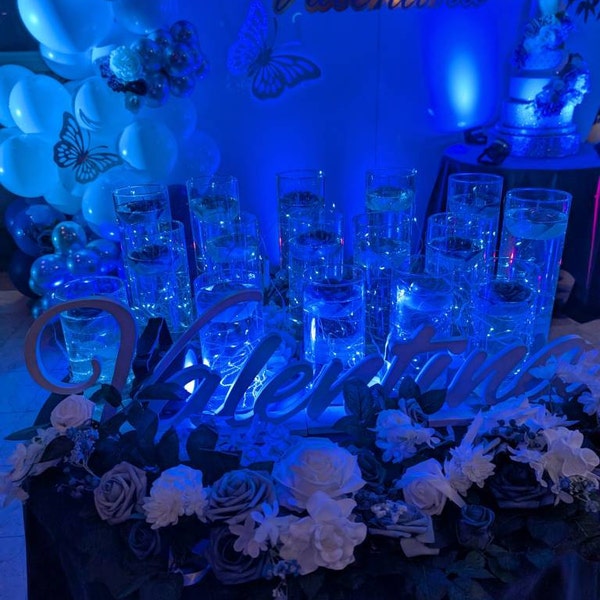 Sweet 16 Name Sign, Sweet 16 Centerpieces for Table, Sweet Sixteen Name ...