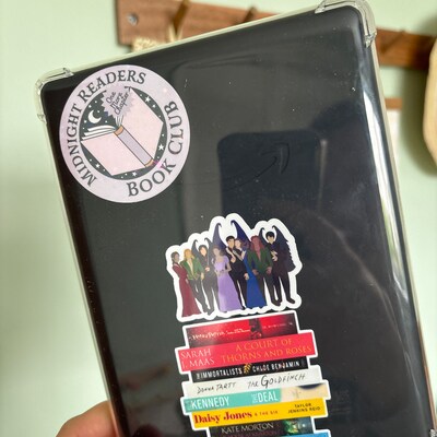 Midnight Readers Book Club Sticker, Bookish Sticker, Sticker for Kindle ...
