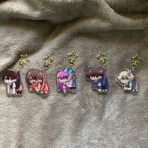 RESTOCKED OMORI Keychain Charm Real World Collection Sunny Kel Hero ...