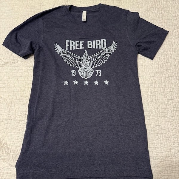 Free Bird Shirt, Boho Tshirt, Free Bird Tee, Eagle Shirt, Retro Graphic ...