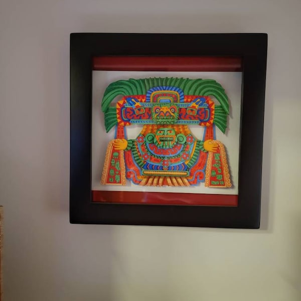 Tláloc Dios Lluvia Azteca, Tláloc Rain God Aztec, Mexican Art, Mexican ...