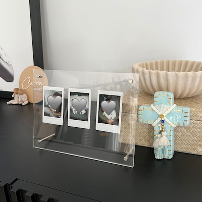 PHOTO FRAME freestandinga3 A4 A5 A6 Mutiple Size Clear Acrylic Photo ...