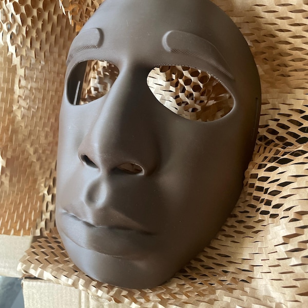 CHROMA Mask (molded Eyebrows) - Etsy