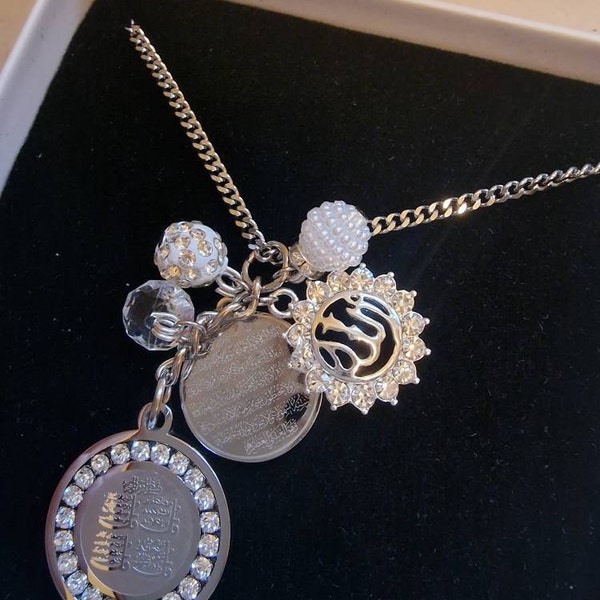 Car Mirror Ayatul Kursi, Allah, 4qul Charm, Protection, New Driver Gift ...