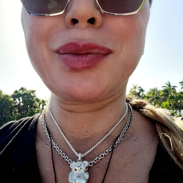 14k Solid Gold Swivel Push Lock, Swivel Gold Lock, 14k Gold Swivel ...