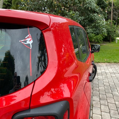 Trapeze Aerialist & Circus Arts Wait for the Hep Acrobat Decal Sticker ...