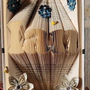 Folded Book Art Name - Etsy