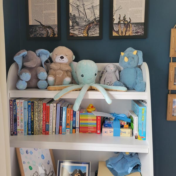 Three Wise Monkeys Dictionary Art Print Set, See No Evil, Hear No Evil ...