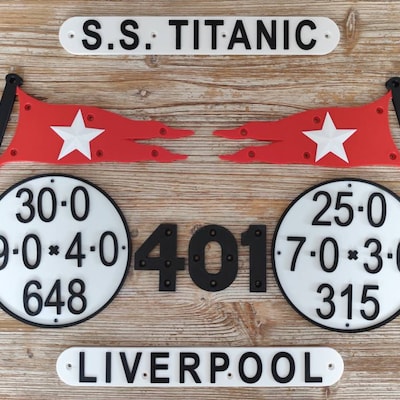 NOMADIC Name Plate Replica of SS Nomadic Lifeboat - Etsy