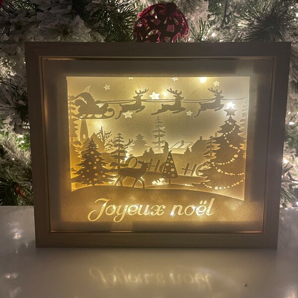 Fichier lightbox Noël, sapin - Etsy France