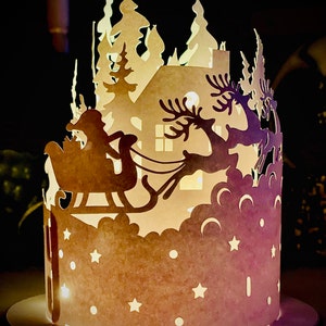 Witch in Pumpkin Lanterns Shadow Box SVG for Cricut Projects Diy ...