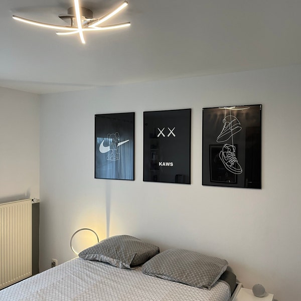Kaws, Kaws Poster, Kaws Print, Kaws Wall Art, Hypebeast, Kaws Gift ...