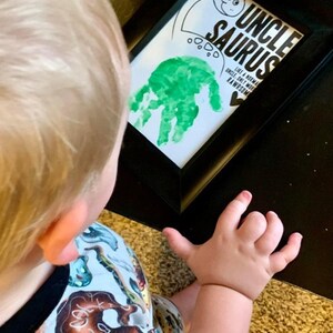 Dad's Birthday Double Handprint Card for Daddy From Kids, Sons, Twins ...