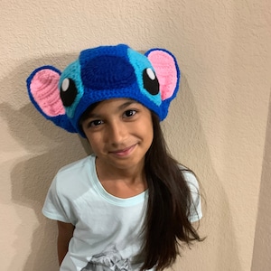 Stitch Hat, Lilo and Stitch Crochet Hat, Disney Crochet Character Hat ...