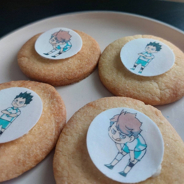 30 Personalised Edible Rice Paper Cupcake Toppers / Birthdays Pre Cut ...