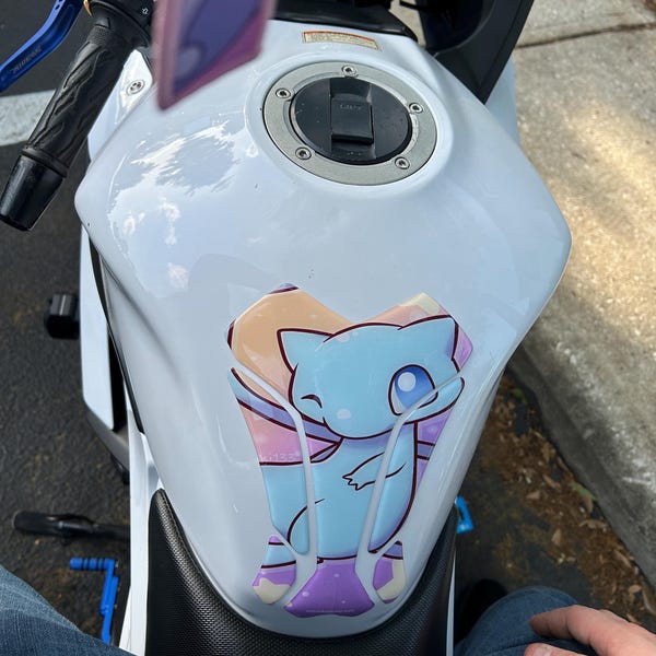 Motorcycle Gas Protect Tank Pad Fuel Prodector 3D Sticker Decal Mortal ...