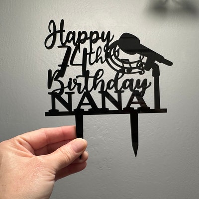 Flight Attendant Cabin Crew Airliner Birthday Cake Topper Decoration ...