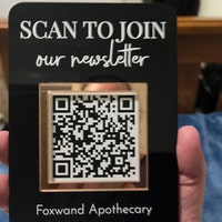 Mini QR Code Display Sign - Etsy