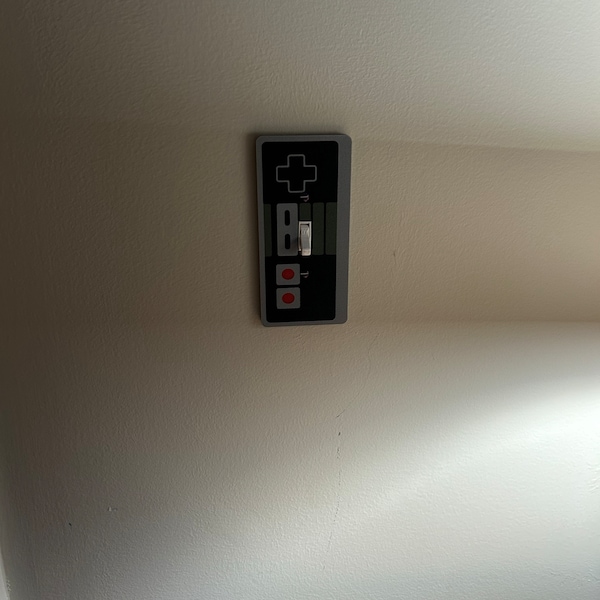 Nintendo NES Controller Light Switch Cover Plate- Game Room- Wall Art ...