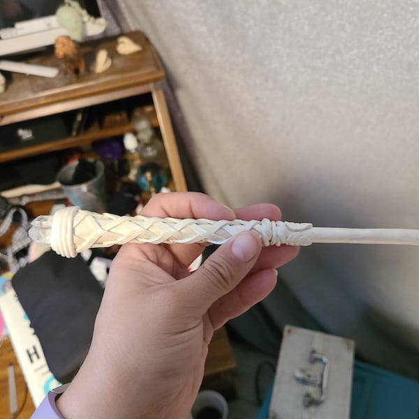 Clear Quartz White Crystal Wand -fairy Wand-white Wizard Wand-nature ...