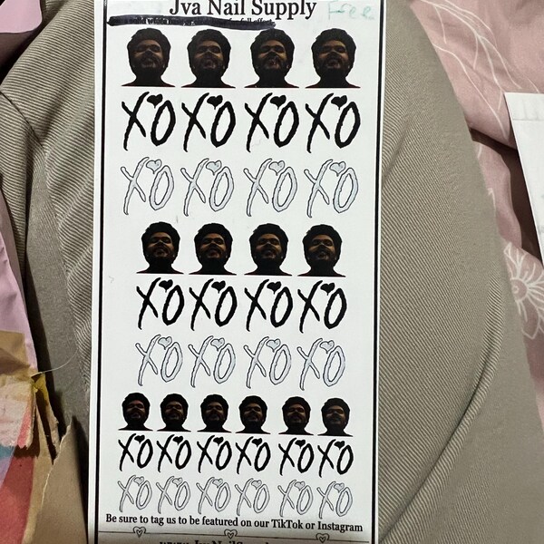 Custom Nail Art Waterslide Decals | Custom Water Decals for Manicure ...